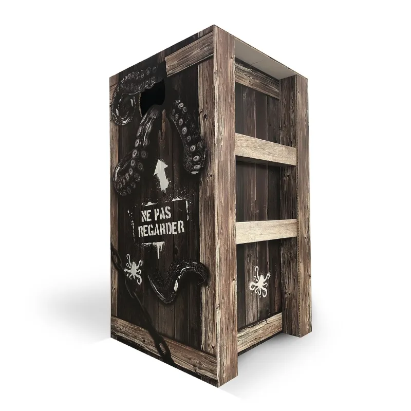 Maxi cube e ncarton, stand sur mesure pour animation des ventes